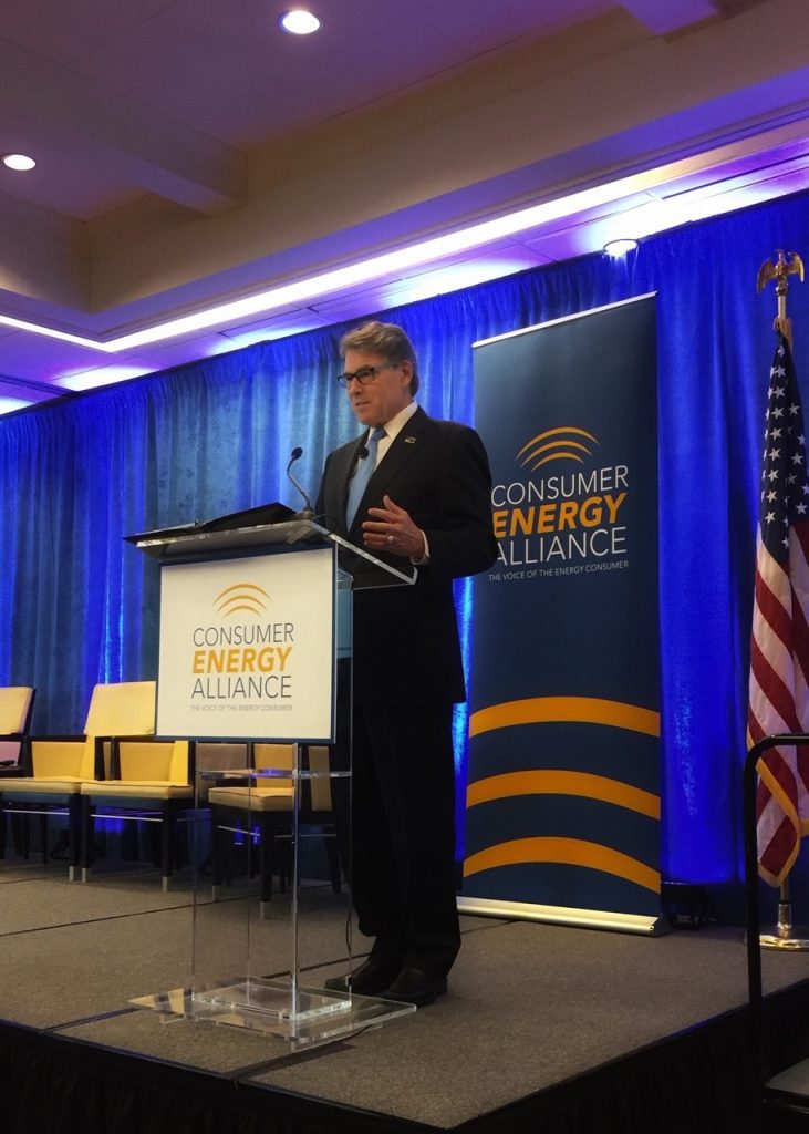 Secretary Perry at Consumer Forum: Innovation, Choice Key to Future of ...