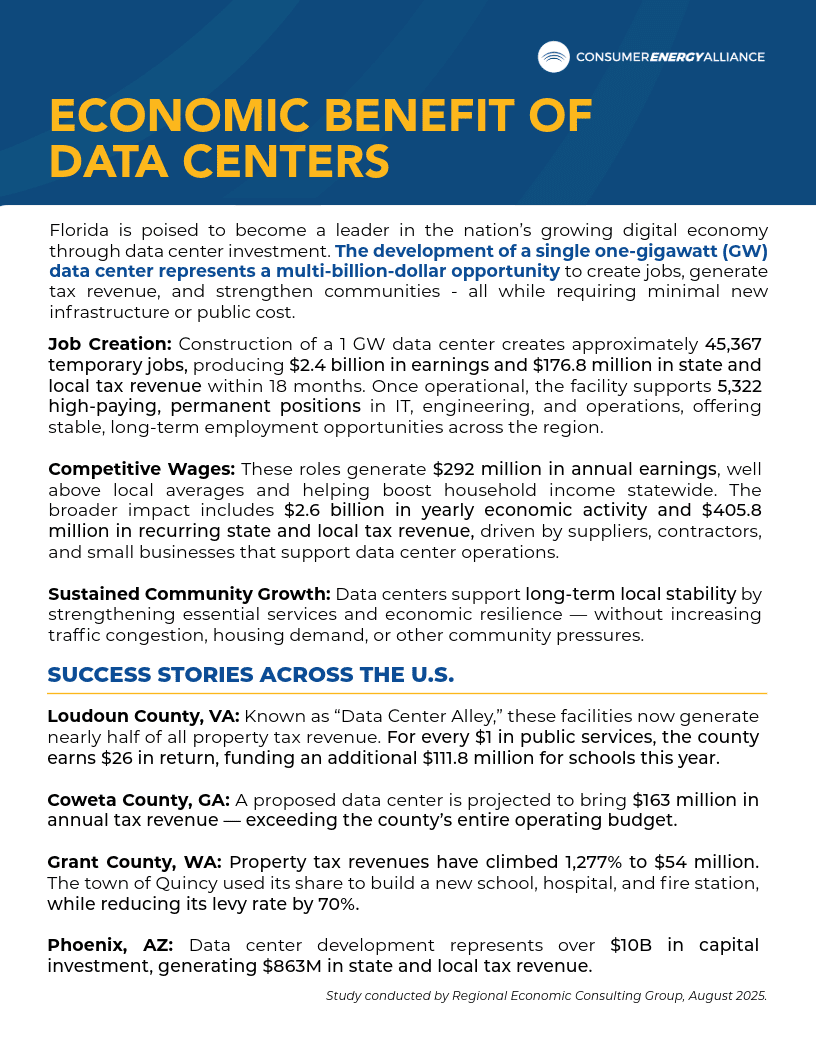 Building the Backbone: Florida’s Data Center Advantage - Consumer ...